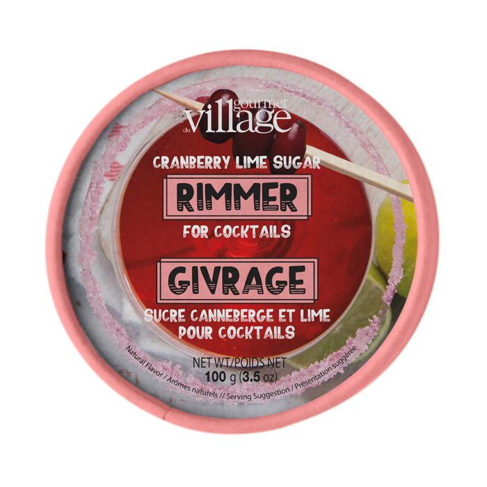 Cranberry Lime Sugar Rimmer | Gourmet du Village