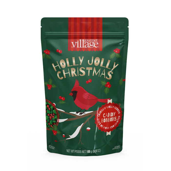 Holly Berry Cardinal Candy | Gourmet du Village