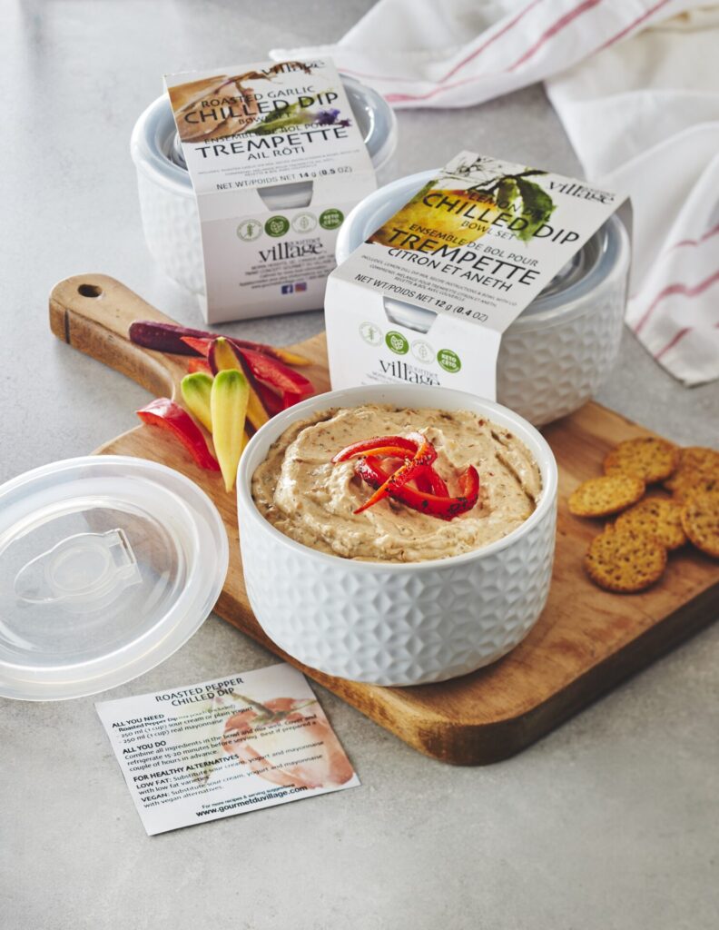 Lemon Dill Dip Bowl Set | Gourmet du Village